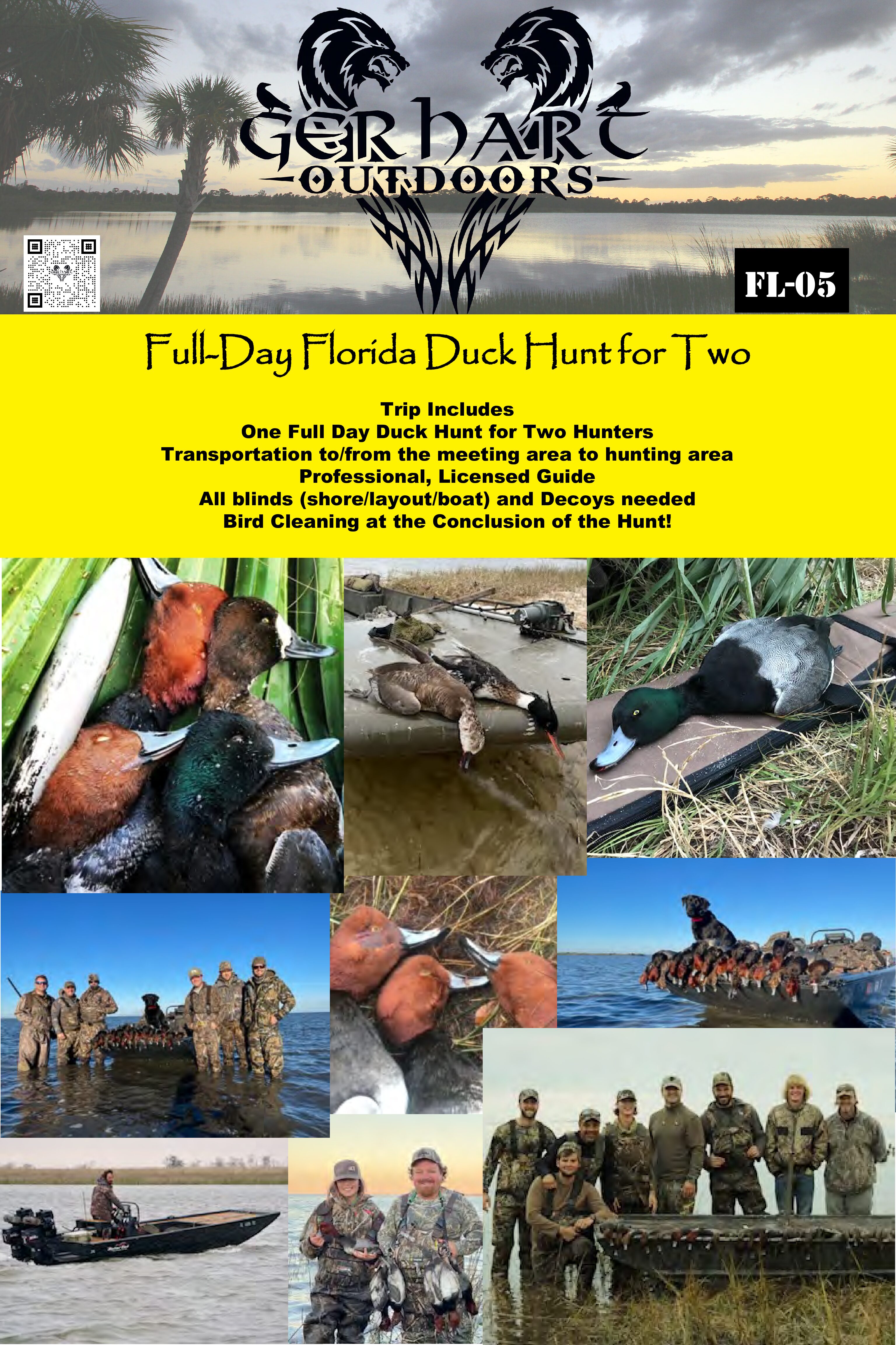 Florida Duck Hunt for Two - Gerhart Outdoors